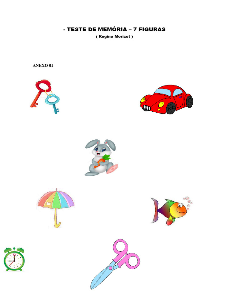 Teste de Memória Visual | PDF