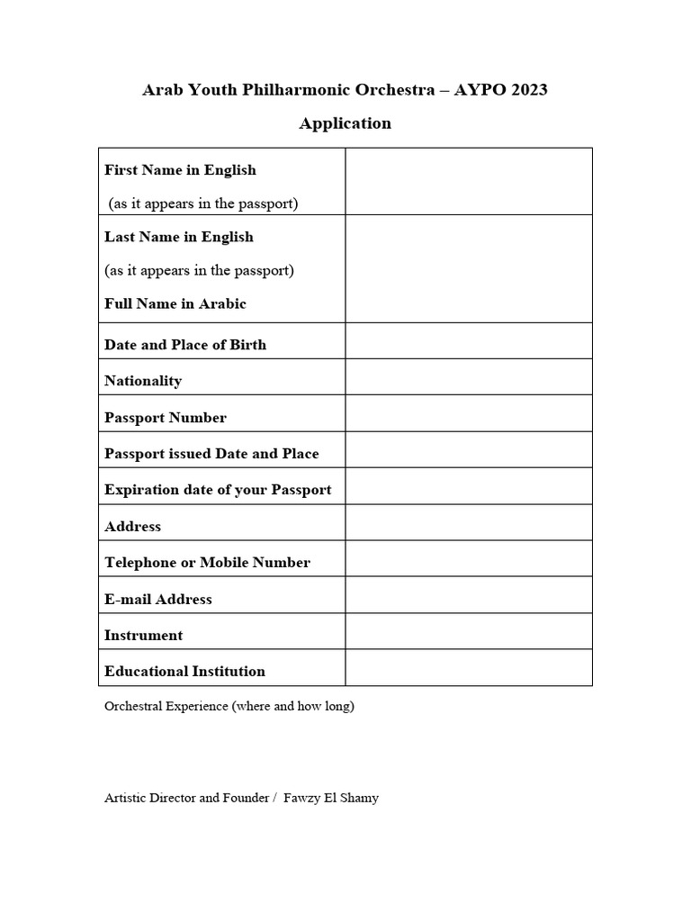 AYPO Application | PDF | Art