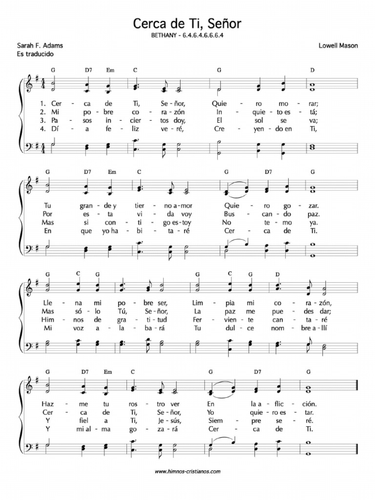 Cerca de Ti Senor | PDF