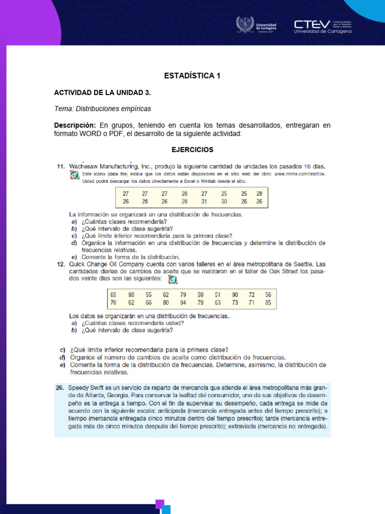 Estadística 3 | PDF | Muestreo (Estadísticas)