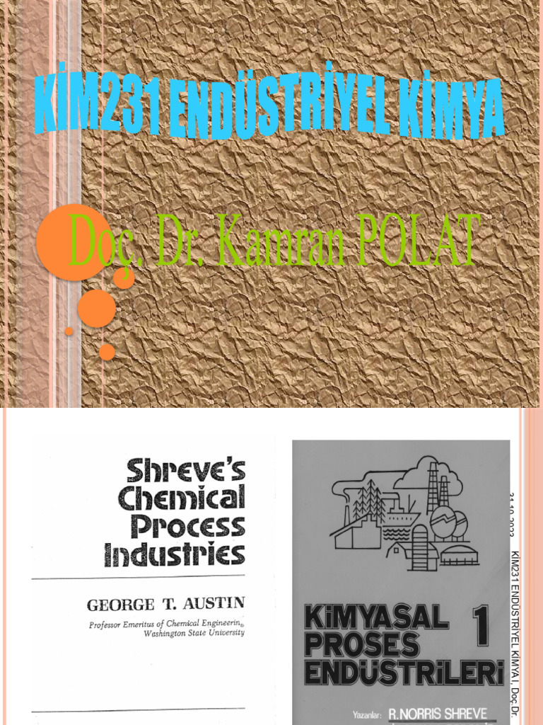 BÖLÜM 1 Kimyasal Prosesler 1. HFT | PDF