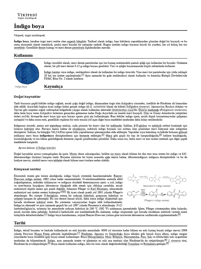 İndigo Boya | PDF