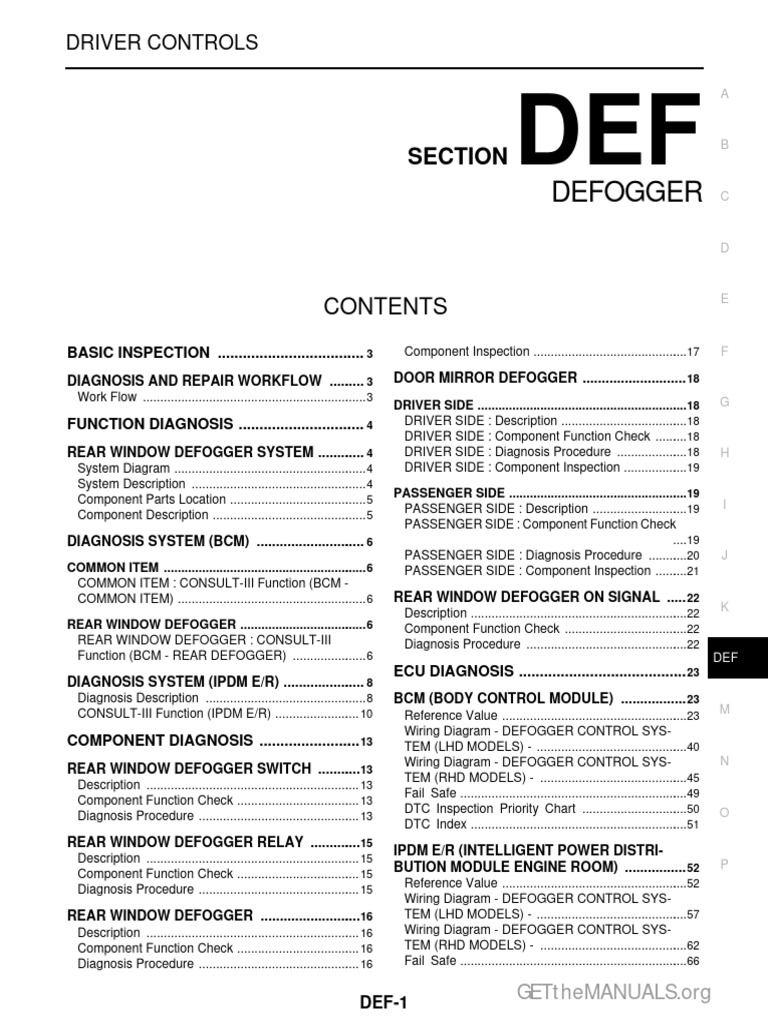 DEF - Defogger | PDF | Power Supply | Headlamp