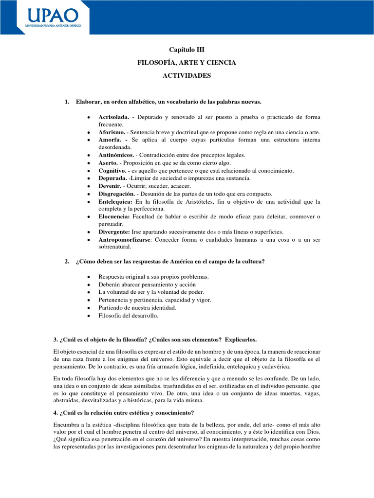 Filosofia de Orrego - Actividad Formativa Iv | PDF | Verdad | Esencia Filosofia de Orrego - Actividad Formativa Iv | PDF | Verdad | Esencia