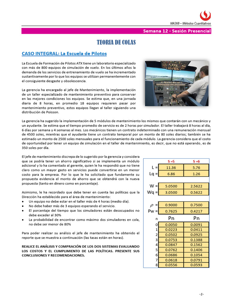 MA368 2022-1 Guía Alumnos S12 | PDF | Informática