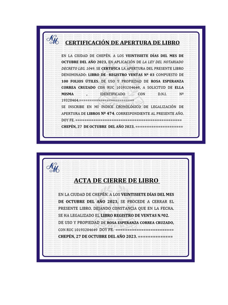 Etiquetas Libros Con Cierre | PDF