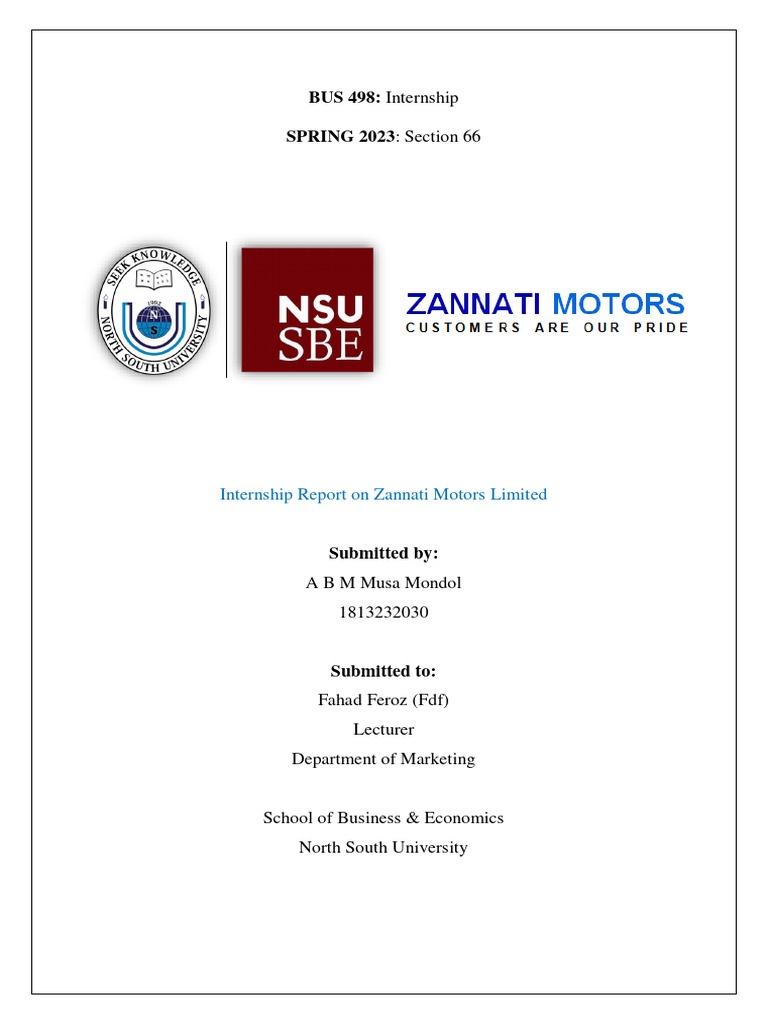 Internship Report | PDF | Learning | Microsoft Excel