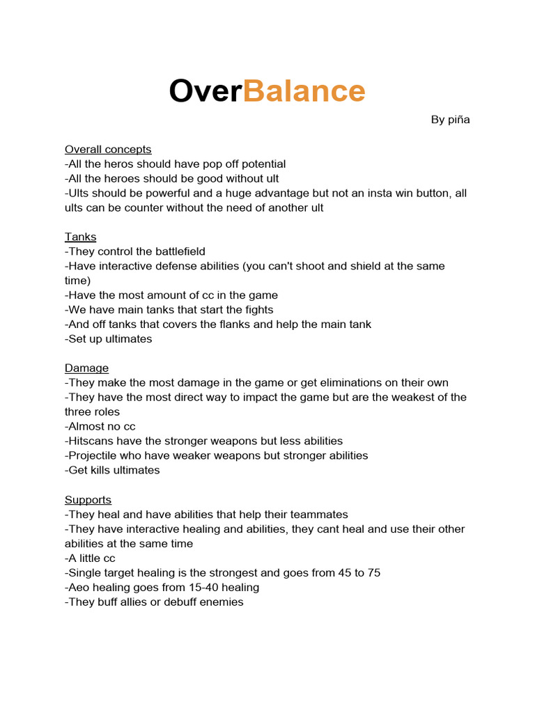 Over Balance | PDF
