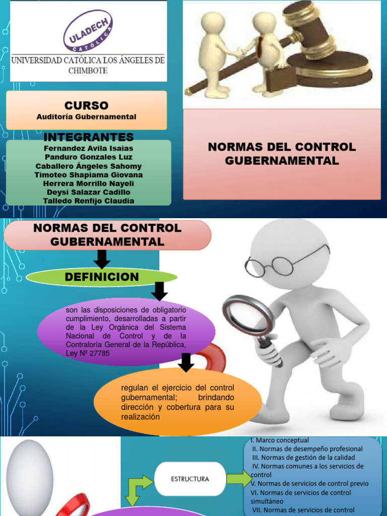 NORMAS DE CONTROL GUBERNAMENTAL - Compressed (1) - Compressed | PDF | Auditoría | Gobierno