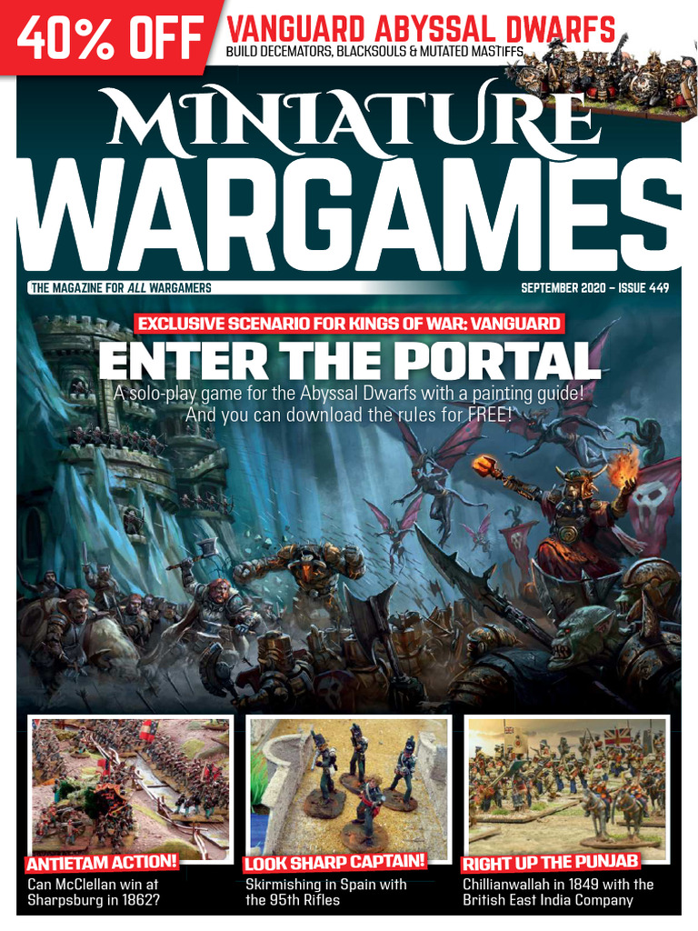 Miniature Wargames September 2020 | PDF | Military