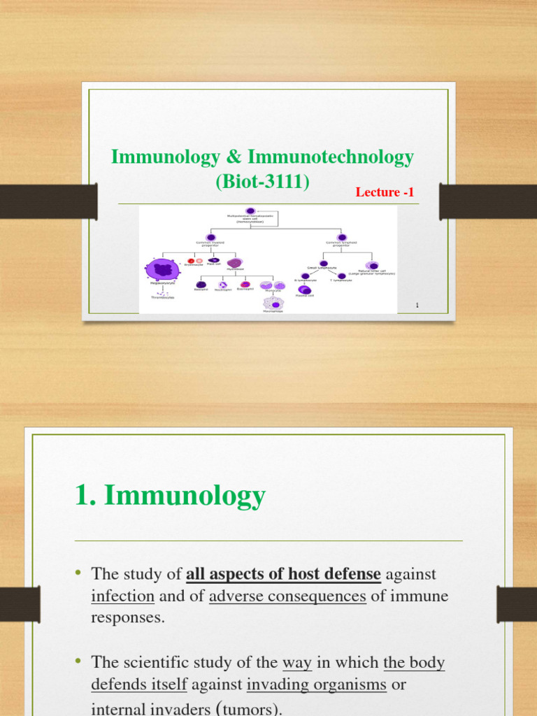 Immunology & Immunotechnology - 1 | Download Free PDF | Immune System ...