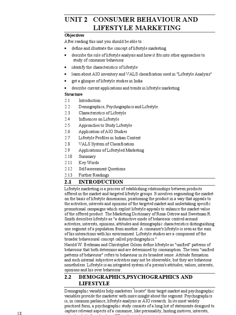Understanding Lifestyle Marketing | PDF | Target Audience | Consumer ...