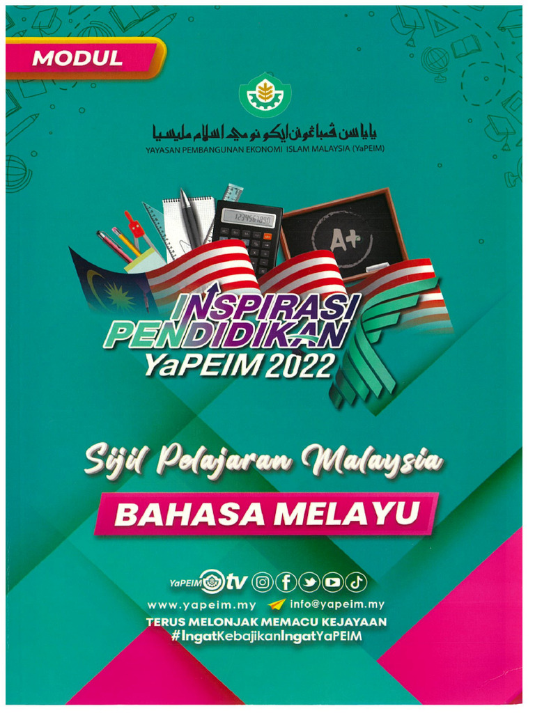 Modul Yapeim 2022 SPM Bahasa Melayu 2 | PDF