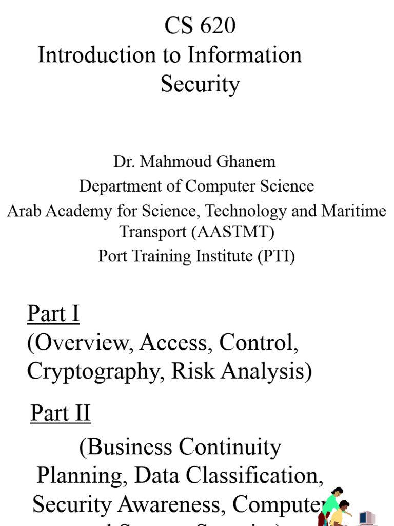 Introduction To Information Security | PDF | Key (Cryptography ...