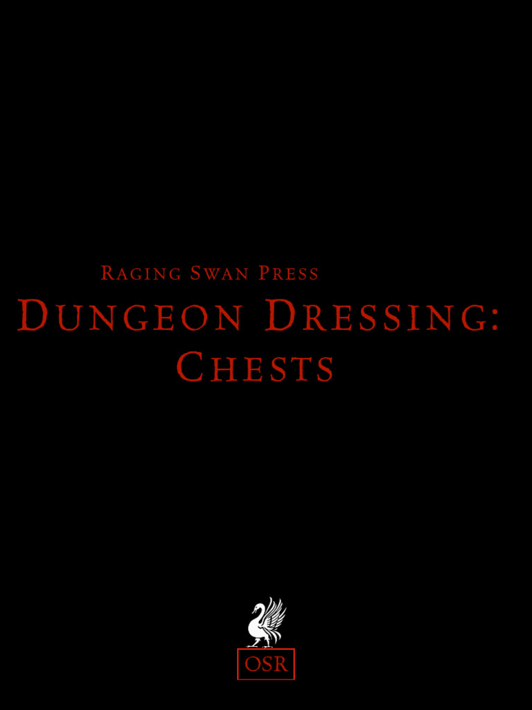 Raging Swan Dungeon Dressing Chests 2.0 | PDF | License | Copyright