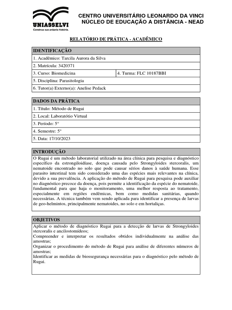 Método de Rugai | PDF | Especialidades médicas