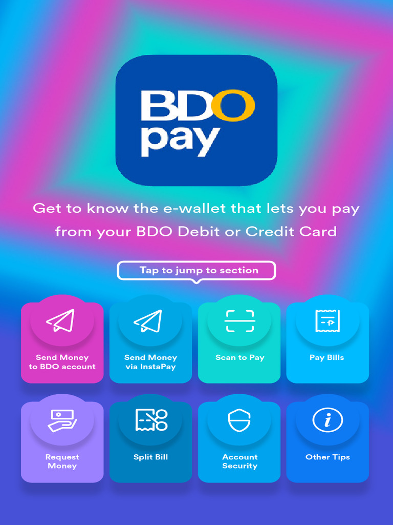 BDO Pay Ultimate Guide | PDF | Qr Code | Credit Card