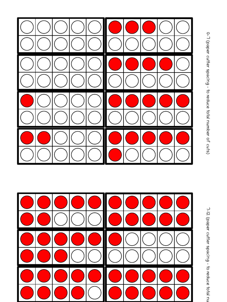 10 Frame Flash Cards | PDF
