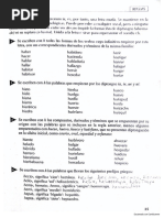 Anexo Reglas Ortograficas Uso de La H y V, B | PDF