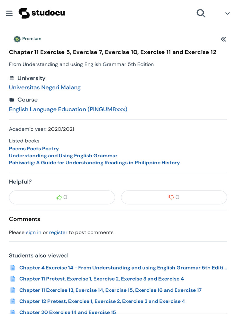 Chapter 11 Exercise 5 Exercise 7 Exercise 10 Exercise 11 and Exercise 12 - Compress | PDF | Ink ...