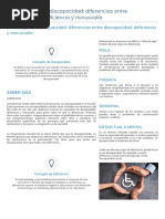 Infografia Tipos de Discapacidad | PDF | Invalidez | Discapacidad ...