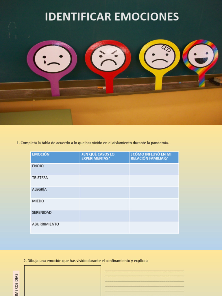 Identificando Emociones | PDF