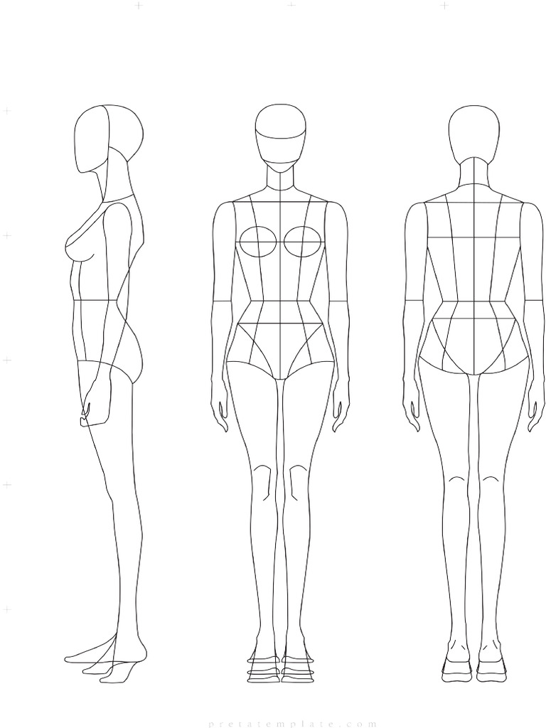 Figurin de Mujer para Medidas | PDF