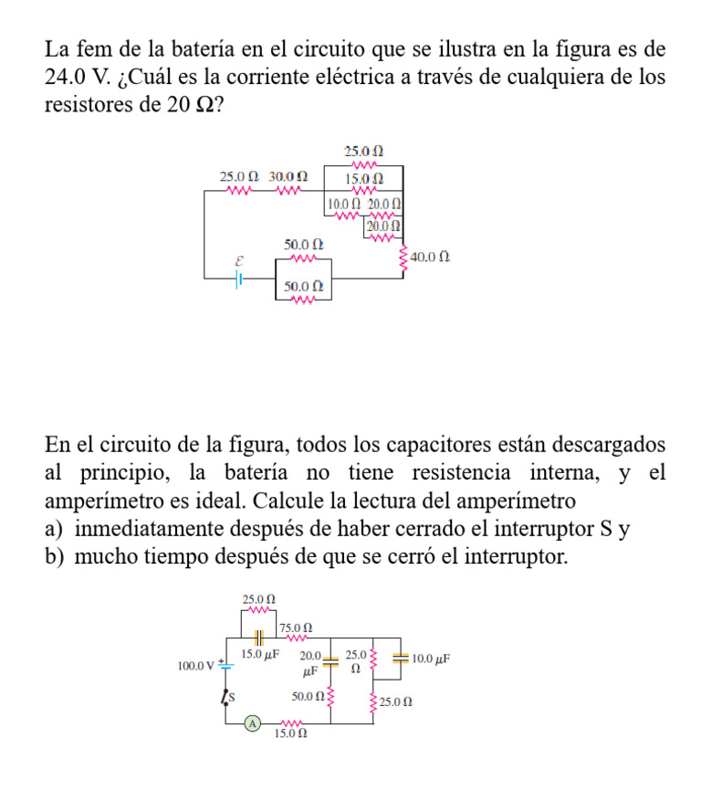 Tarea de Circuitos de Corriente Continua | PDF