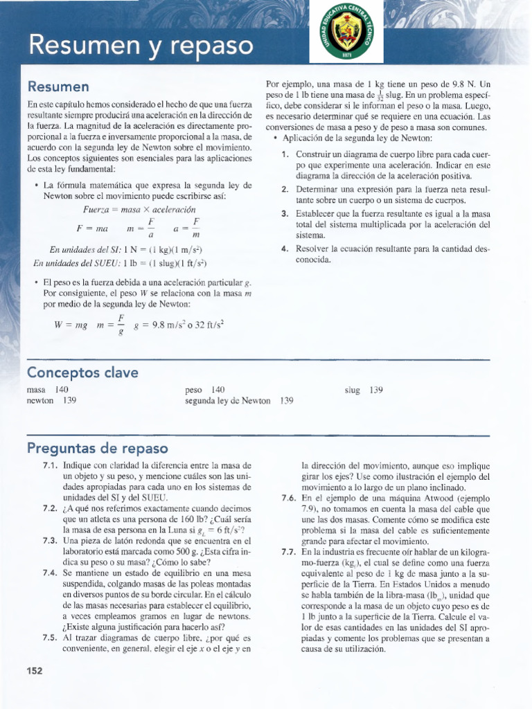 1 Ejercicios de Leyes de Newton | PDF | Fuerza | Peso