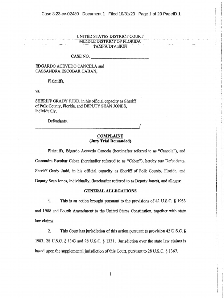 Complaint Full Copy - Filed | PDF