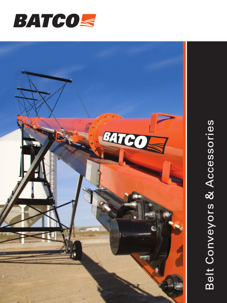 Batco Belt Conveyor Brochure | PDF | Belt (Mechanical) | Pipe (Fluid ...