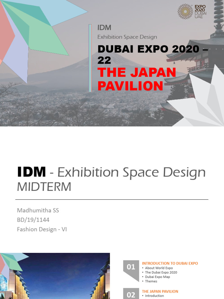 THE JAPAN PAVILION - DUBAI EXPO 2020 - Madhumitha SS | PDF | Dubai | World's Fair