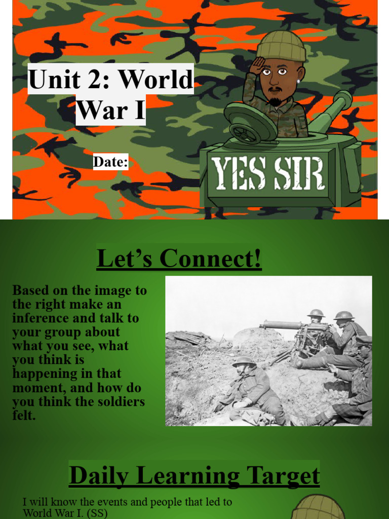 World War I Escape Room | PDF | World War I | Allies Of World War I