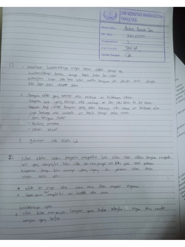 Uts Rekayasa Irigasi Abraham B Dami 133 c3 | PDF