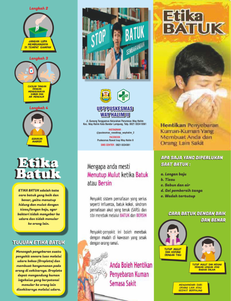 Leaflet Etika Batuk | PDF