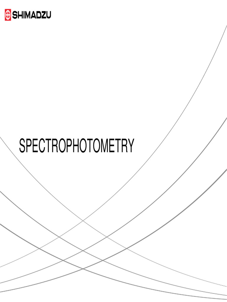 0 Shimadzu Basic Spectro - UV IR AAS | PDF | Ultraviolet–Visible ...