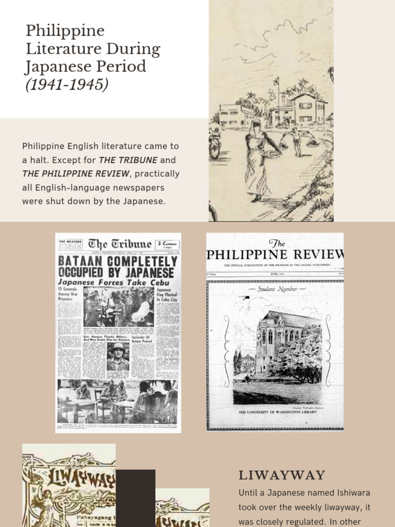 The Japanese Occupational Period | PDF | Poetry | Haiku