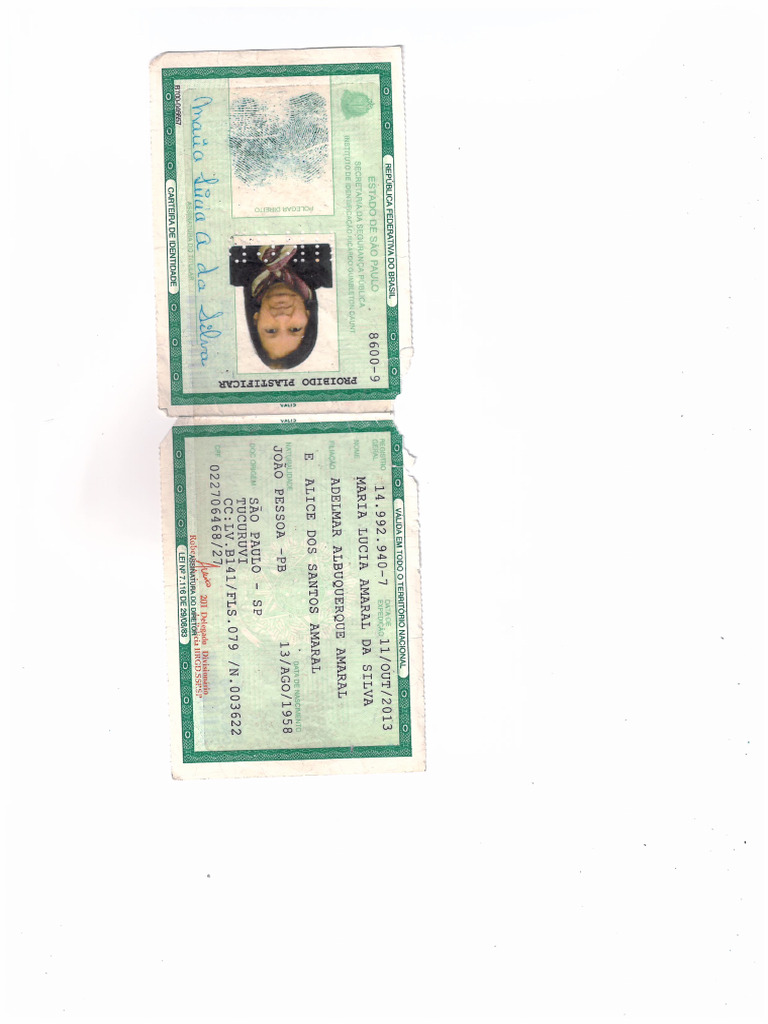 RG Maria Lucia Amaral | PDF