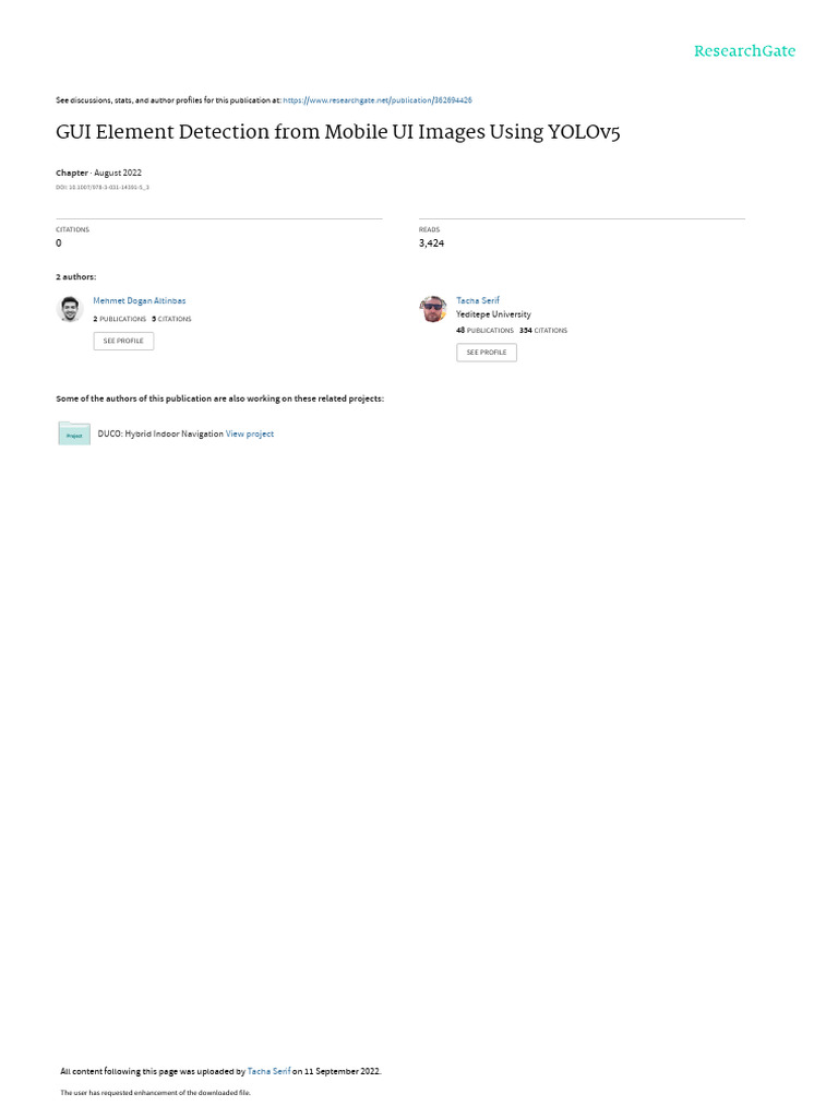 Mobile UI Detection with YOLOv5 | PDF | Deep Learning | Mobile App