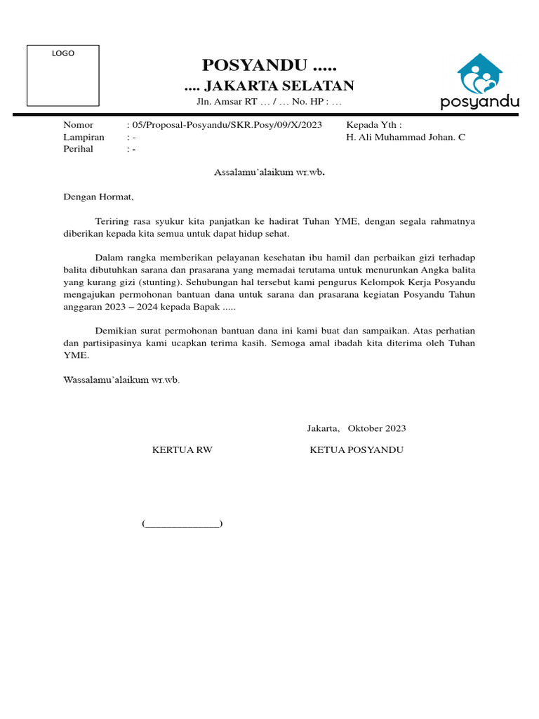 Proposal Posyandu Upload | PDF
