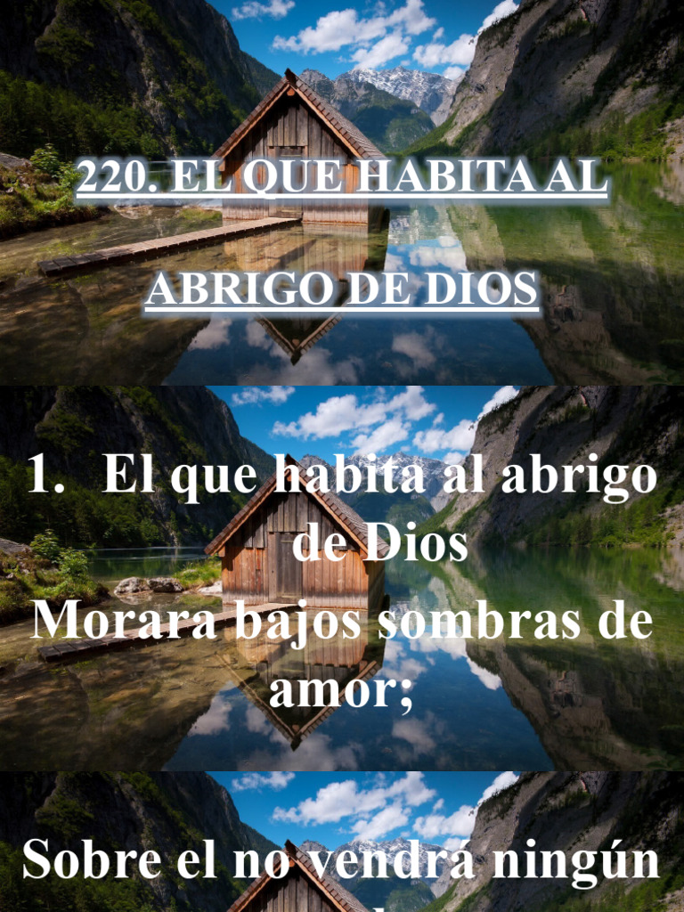 220 El Que Habita Al Abrigo de Dios | PDF 220 El Que Habita Al Abrigo de Dios | PDF