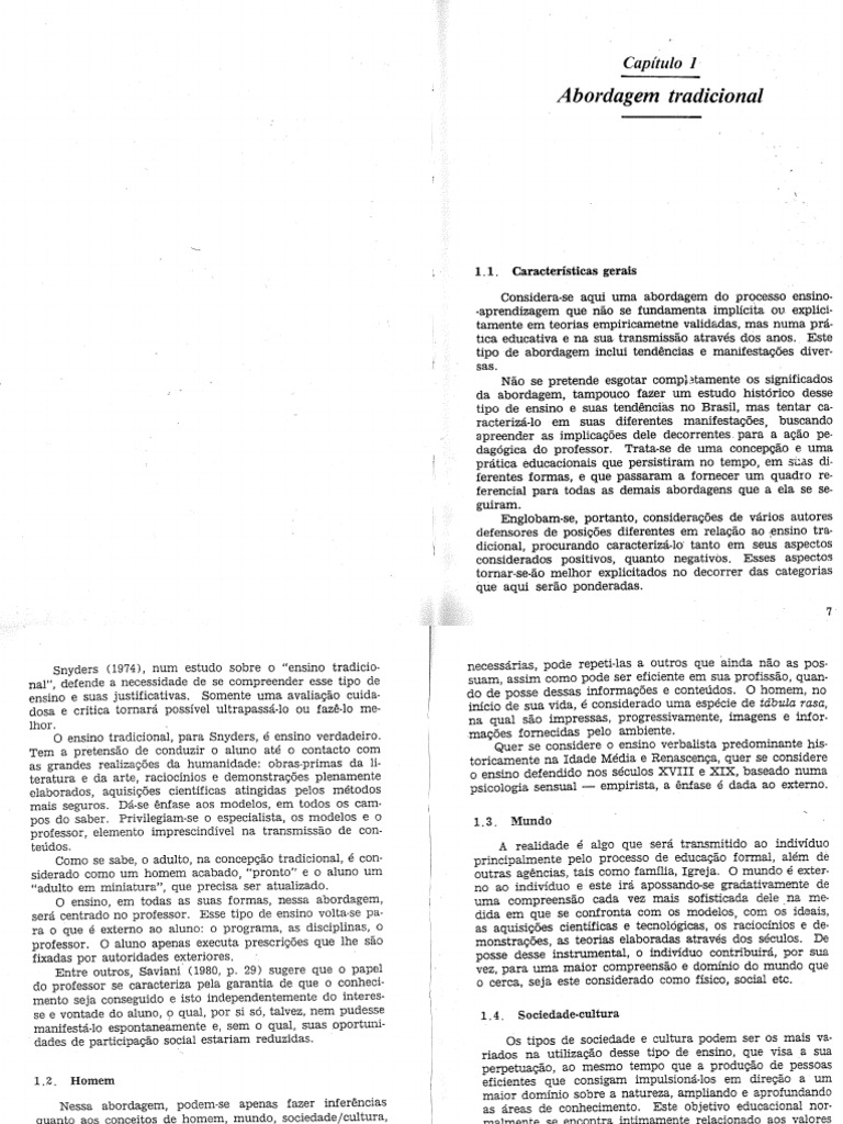 TEXTO 04 - MIZUKAMI, Cap. 1 Abordagem Tradicional | PDF