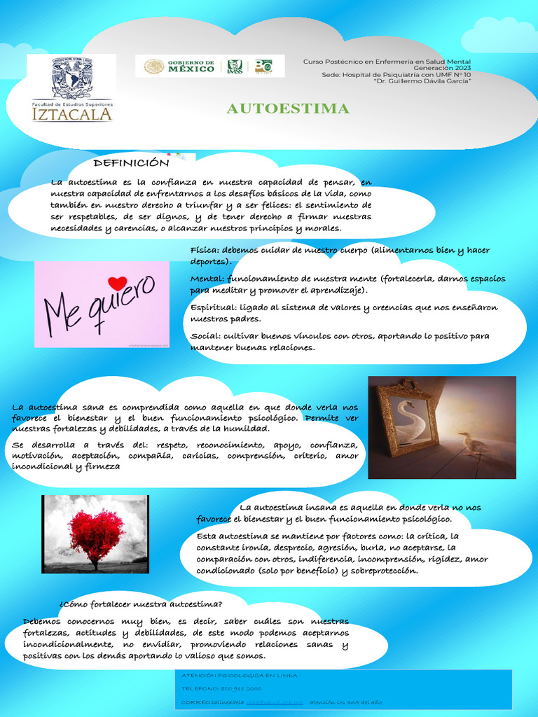 INFOGRAFIA Autoestima | PDF | Autoestima | Psicología Social