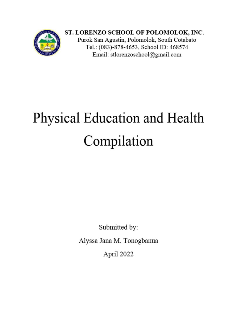 PEH Compilation | PDF | Physical Fitness | Injury
