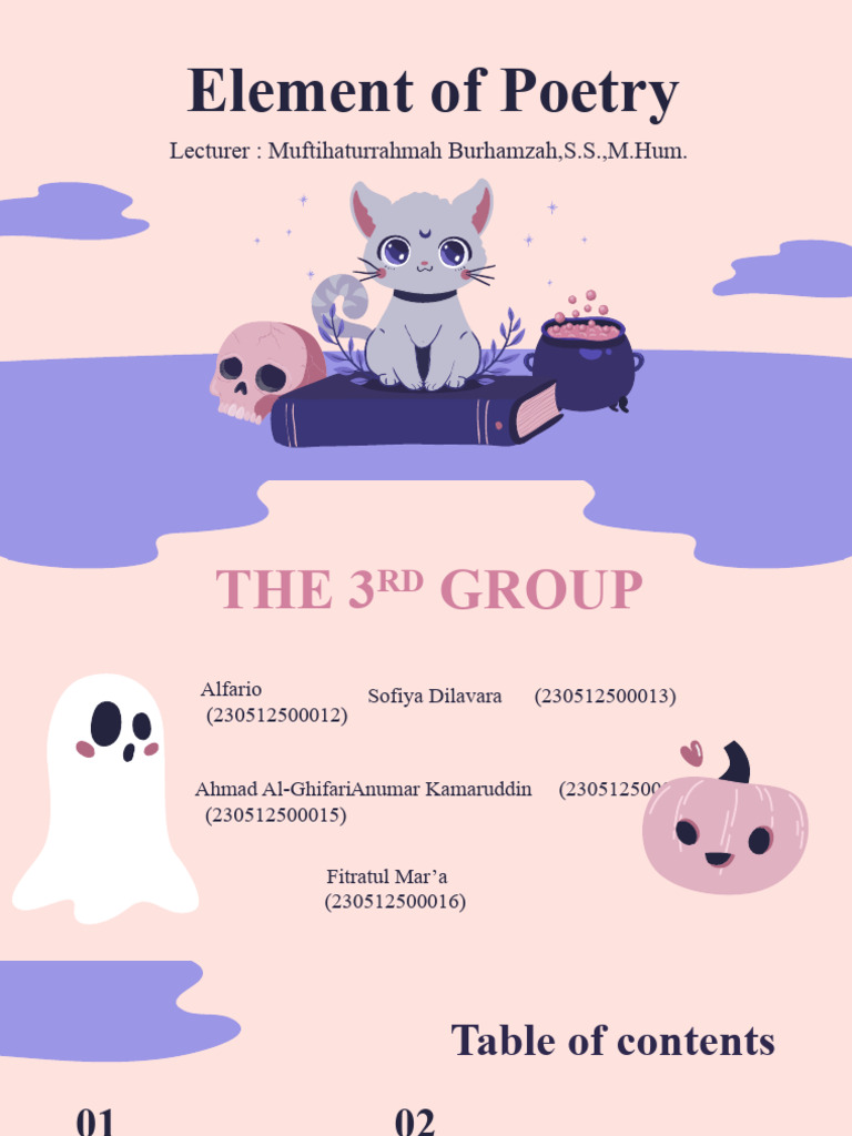 The 3rd Group - Element of Poetry - Introlit | PDF | Poetry | Poetic ...