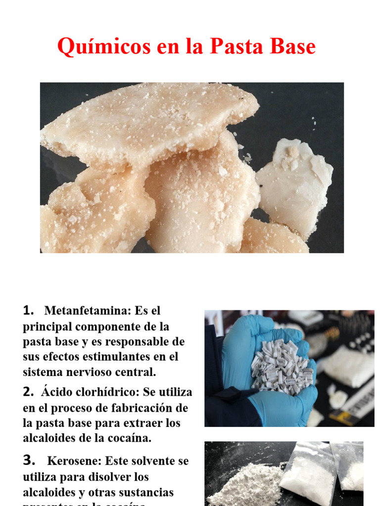 Químicos en La Pasta Base | PDF | Cocina, comidas y vino | Salud y ...