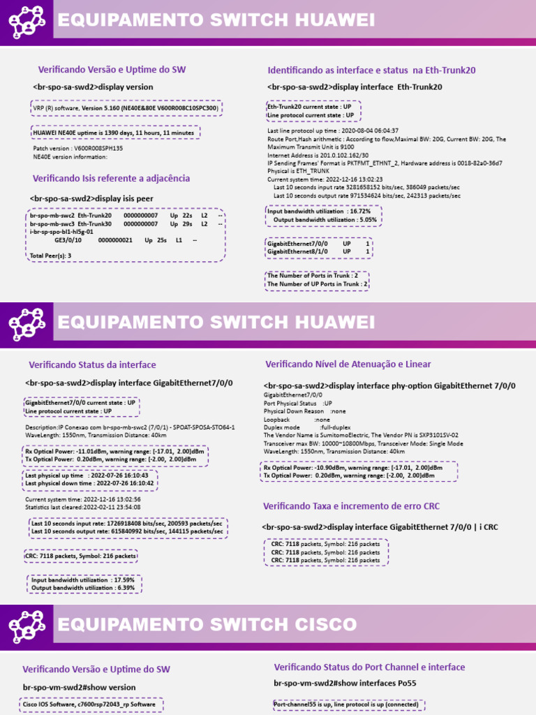 Comandos SW | PDF | Communications Protocols | Telecommunications