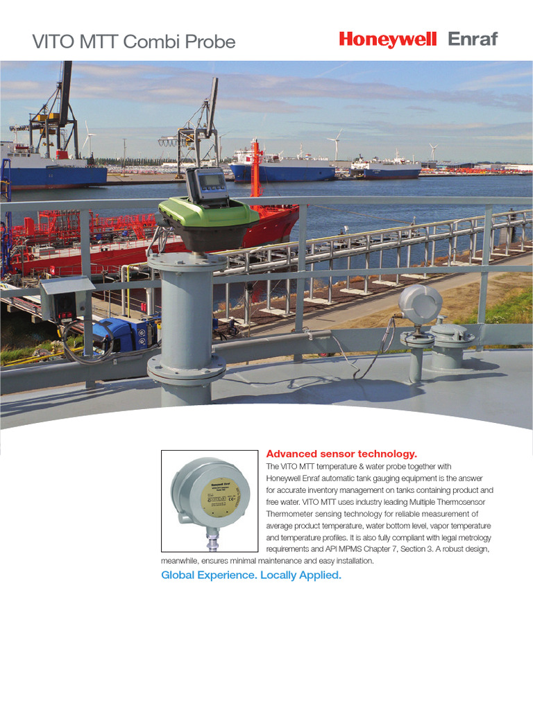 HPS PMC Enraf VITO MTT Combi Probe | PDF | Thermocouple | Metrology