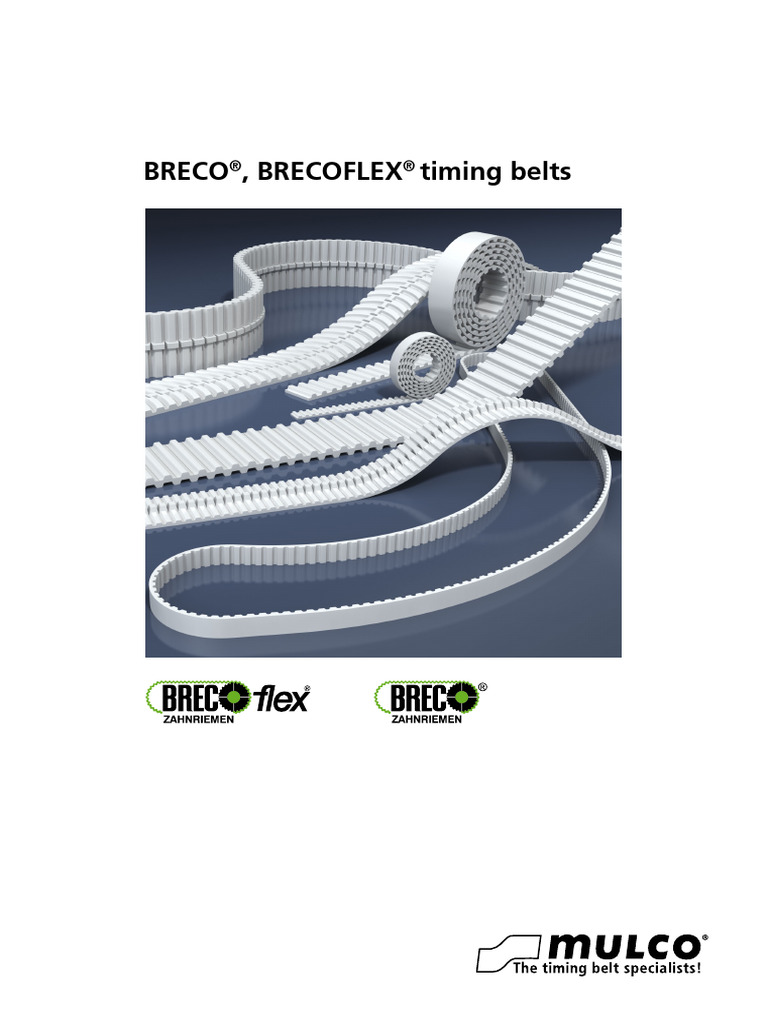 Breco Brecoflex Timing Belts | PDF | Belt (Mechanical) | Mechanical Engineering