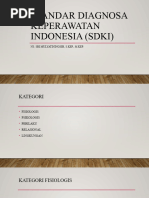 Standar Diagnosa Keperawatan SDKI 2023 | PDF